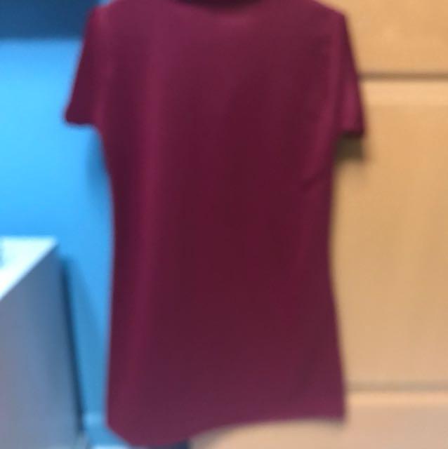 Basic Red One Piece Dress, Women's Fashion, Tops, Sleeveless on Carousell