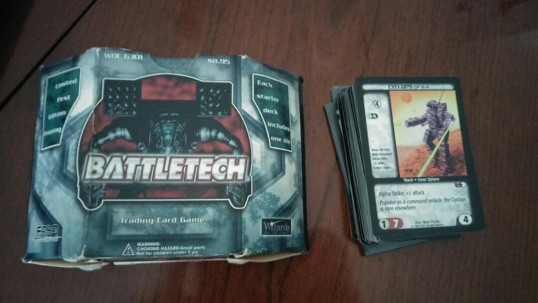 BattleTech Collectible Card Game, Hobbies & Toys, Toys & Games on Carousell