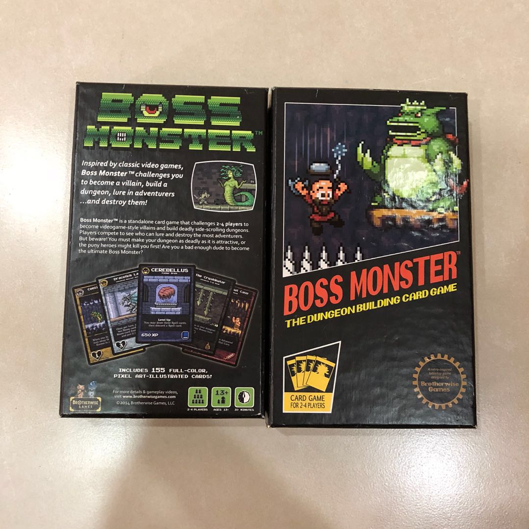 Boss Monster (Box only), Hobbies & Toys, Toys & Games on Carousell