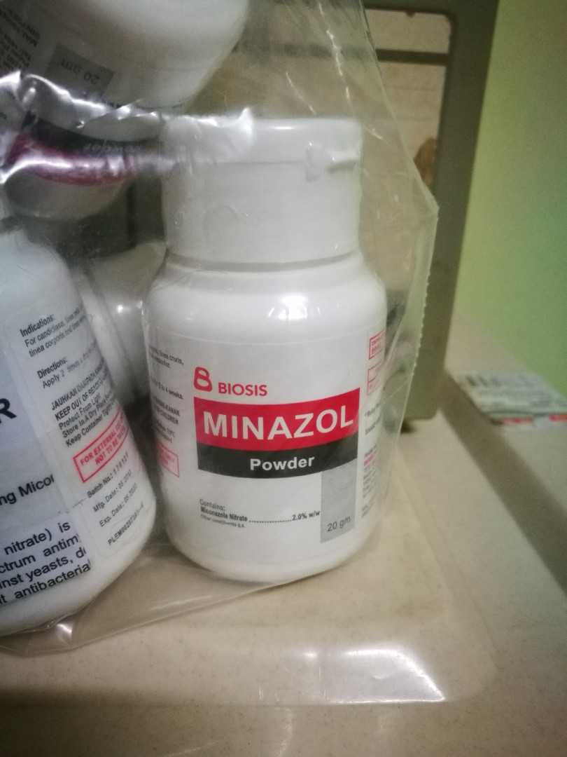 Brand new MINAZOL anti-fungal powder, Beauty & Personal Care, Face ...