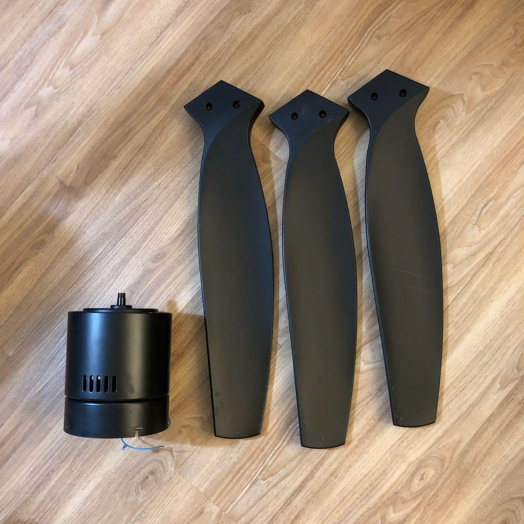 Ceiling fan 3-blade with remote control - Mr Ken Fan, Furniture & Home ...