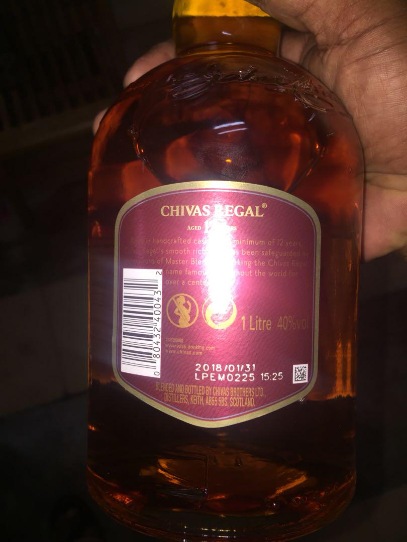 Chivas, Food & Drinks, Beverages on Carousell