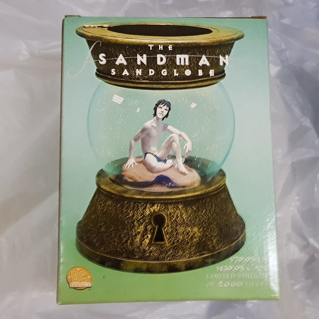 DC Direct Vertigo The Sandman Sandglobe (Snowglobe) Limited Edition Statue - Neil Gaiman (2001 ...