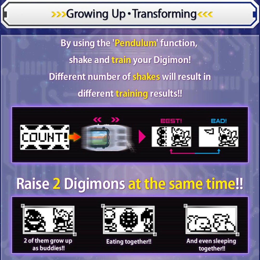 Digimon Digivice 2018 20th Anniversary Original Version (Silver/Black ...