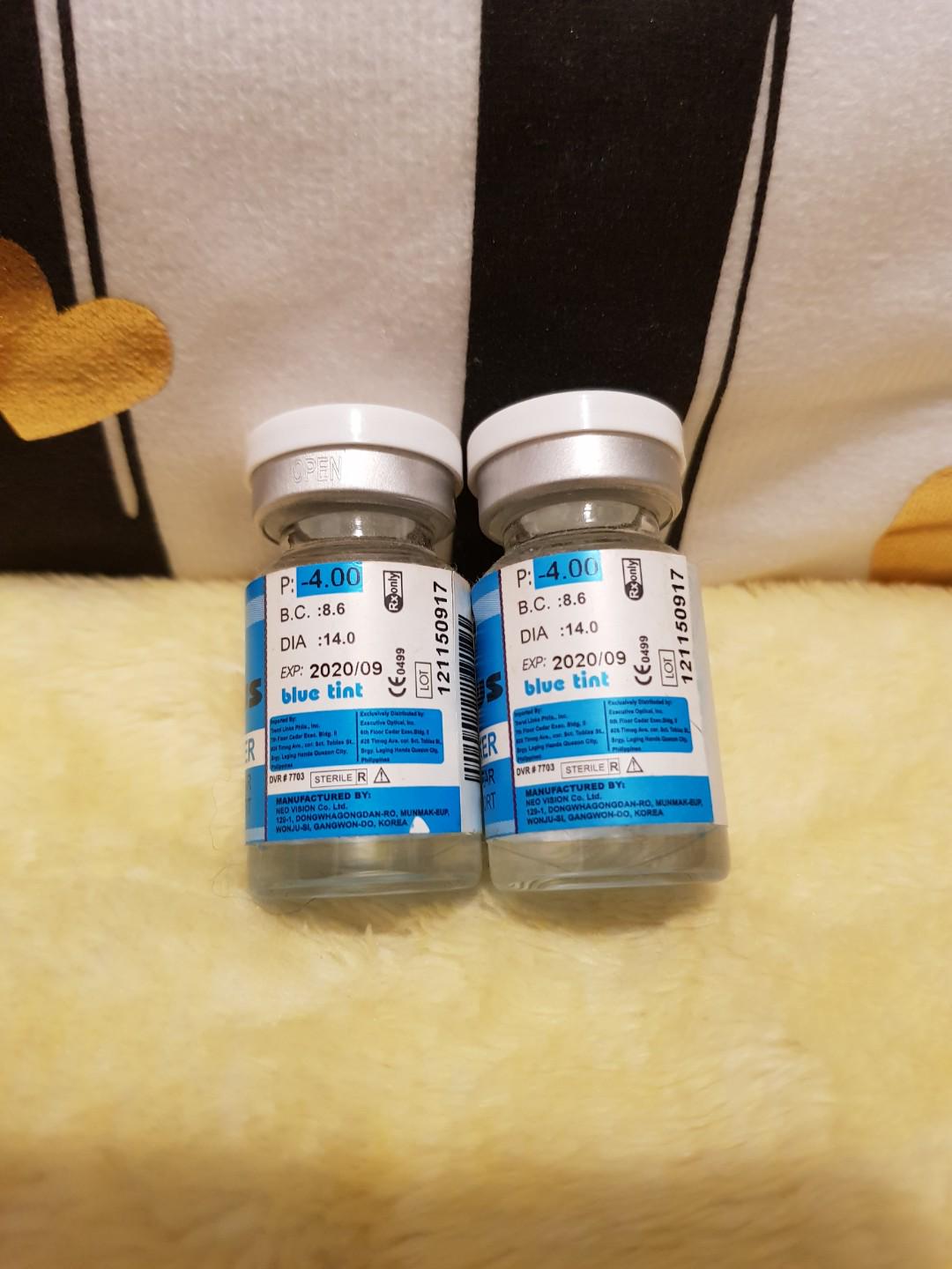 EO Clear Contact Lens 4.00, Beauty & Personal Care, Face, Makeup on ...