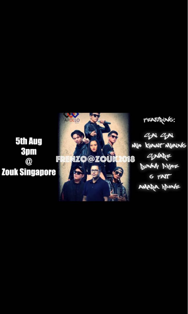 FRENZO CONCERT TICKET, Tickets & Vouchers, Event Tickets on Carousell