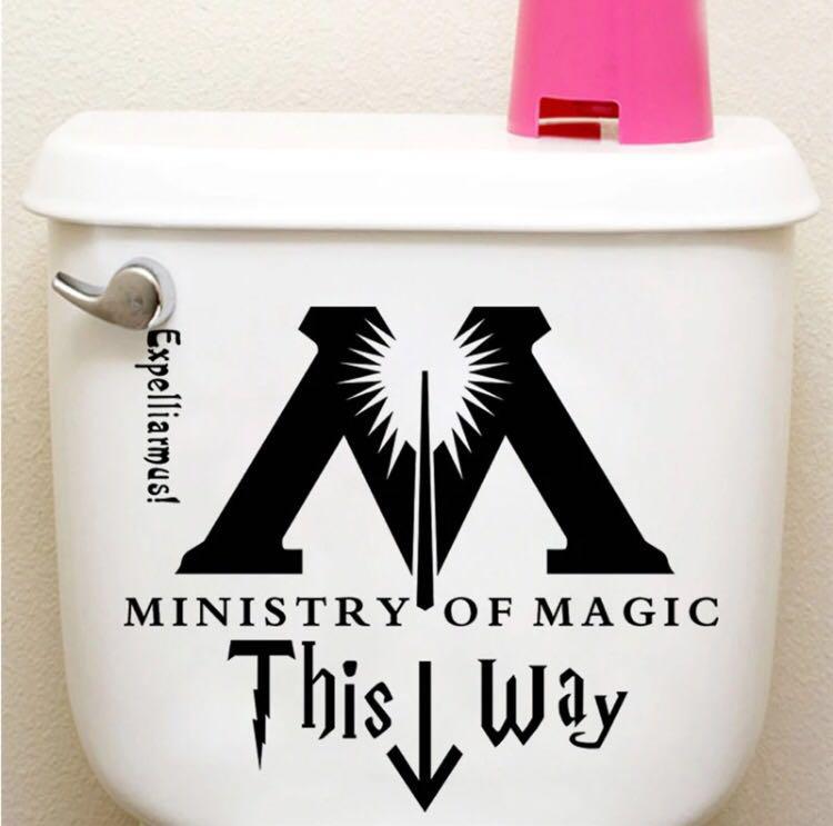 Instock Harry Potter Ministry of Magic Decal Sticker, Furniture & Home ...