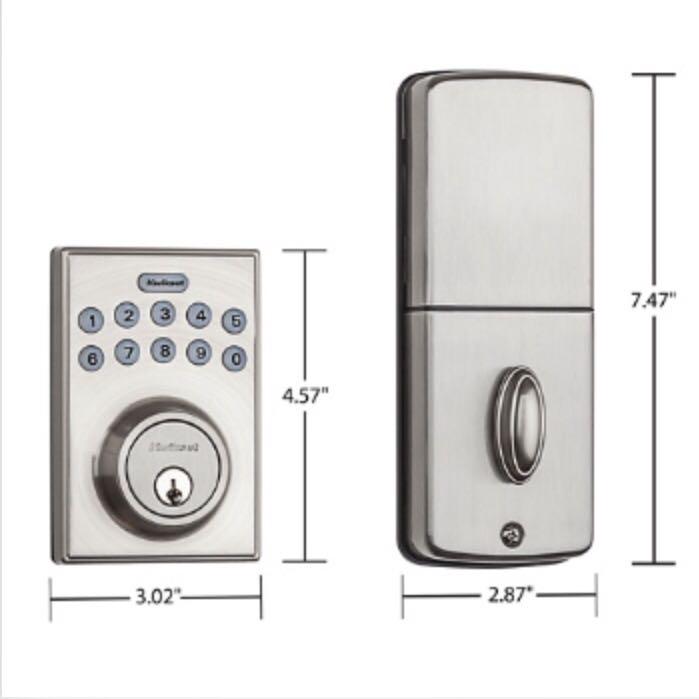 Kwikset 264 elctronic deadbolt door lock, Furniture & Home Living ...