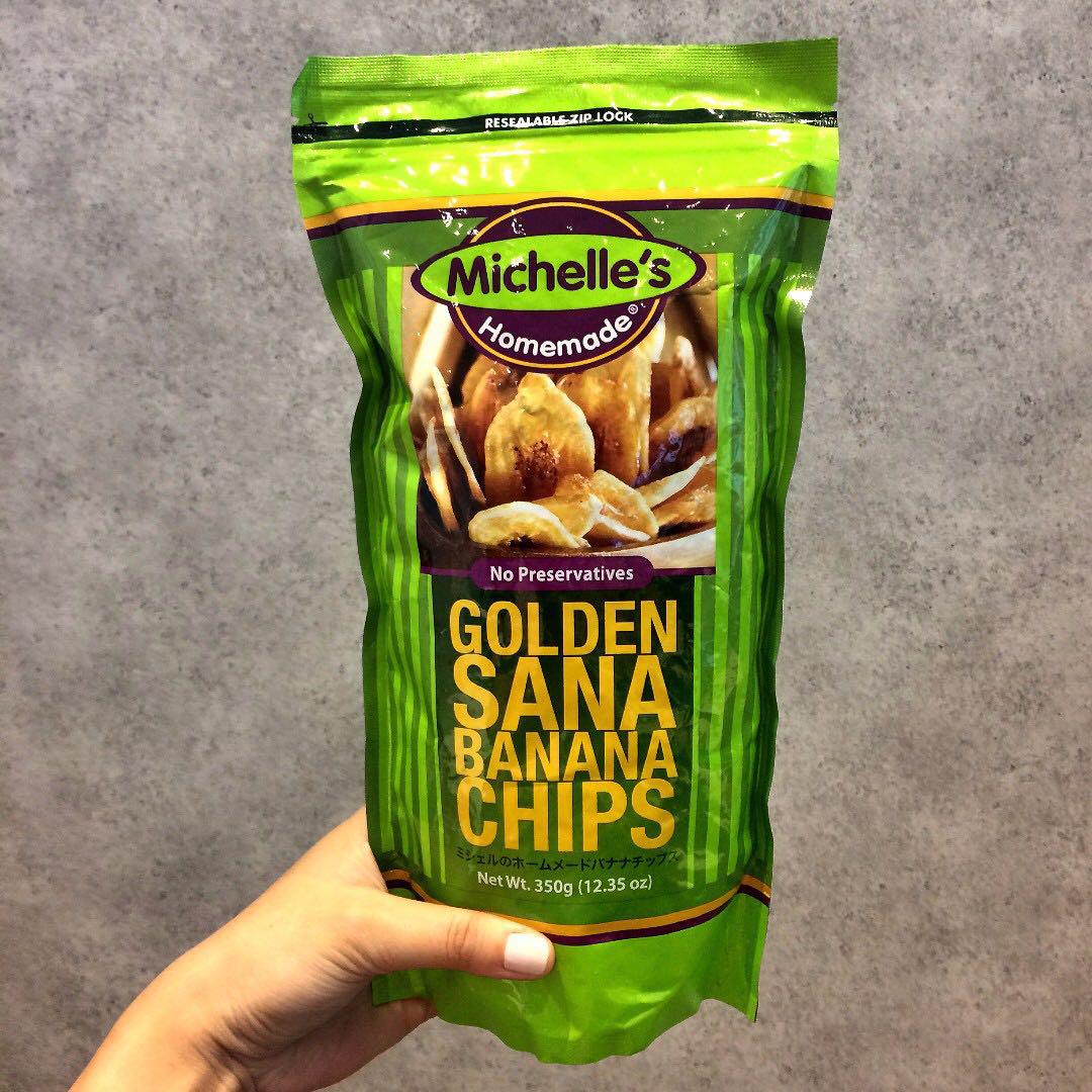 Michelle's Banana Chips 350g, Food & Drinks, Packaged & Instant Food on Carousell
