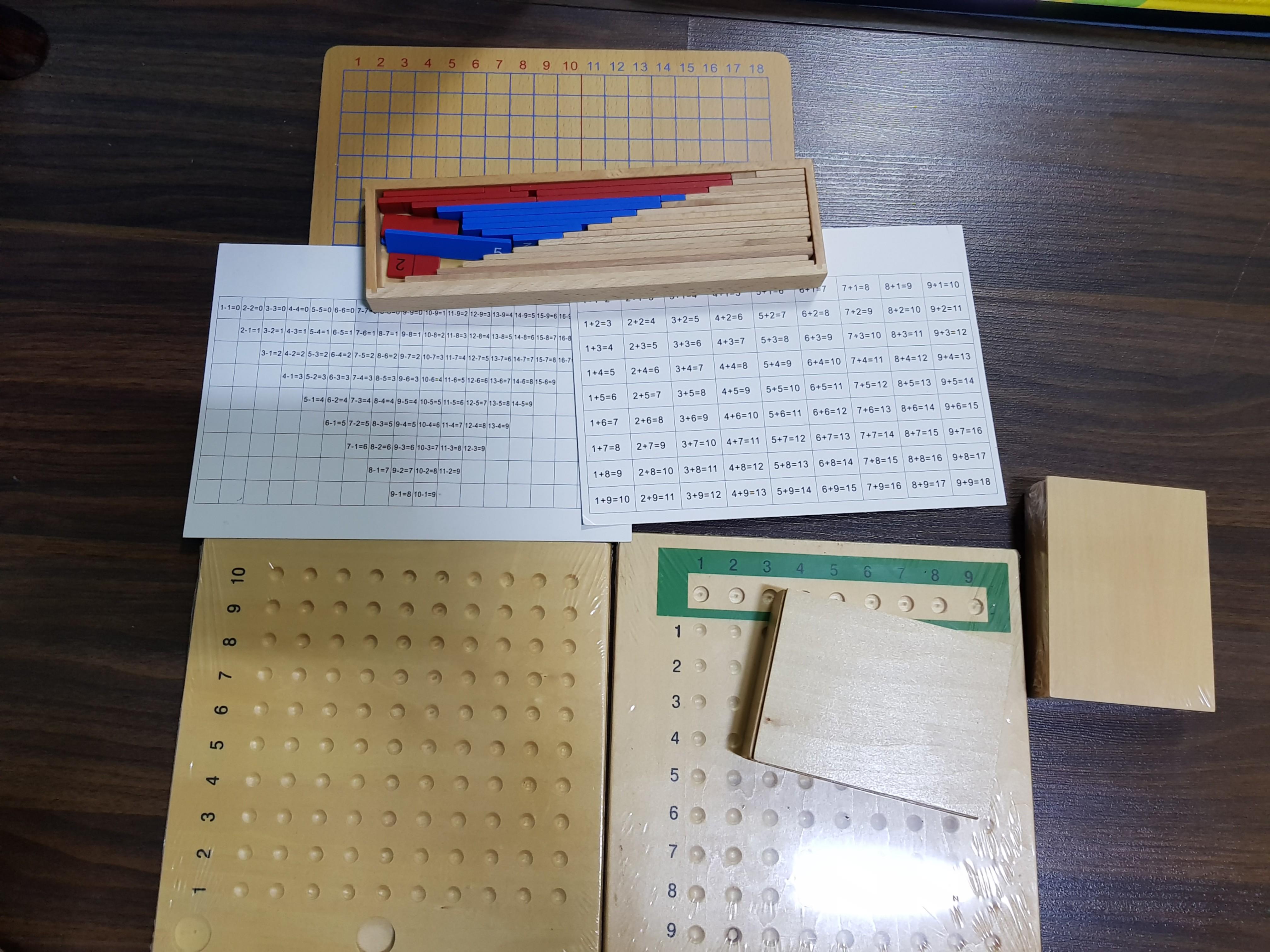 Montessori Math - Addition/ Subtraction/ Multiplication/ Division ...