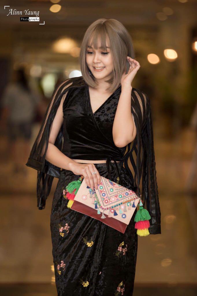 Myanmar Traditional Bag, Women's Fashion, Bags & Wallets, Cross-body ...