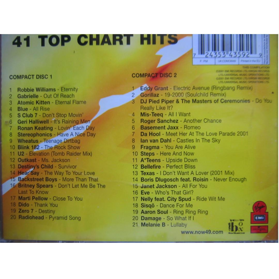 Now 49 CD (Robbie Williams, Gabrielle, Atomic Kitten, Blue, S Club 7 ...