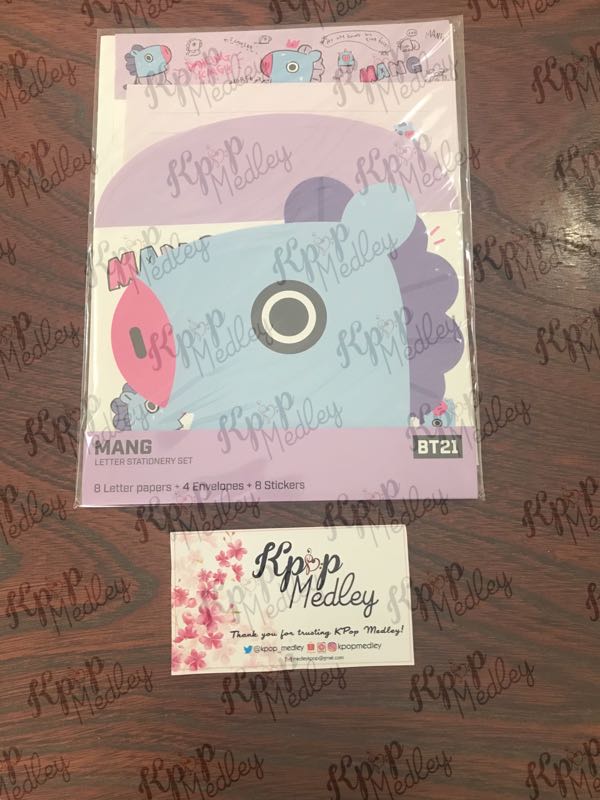 (ON HAND) Official BT21 Stationery Set - Mang, Hobbies & Toys ...