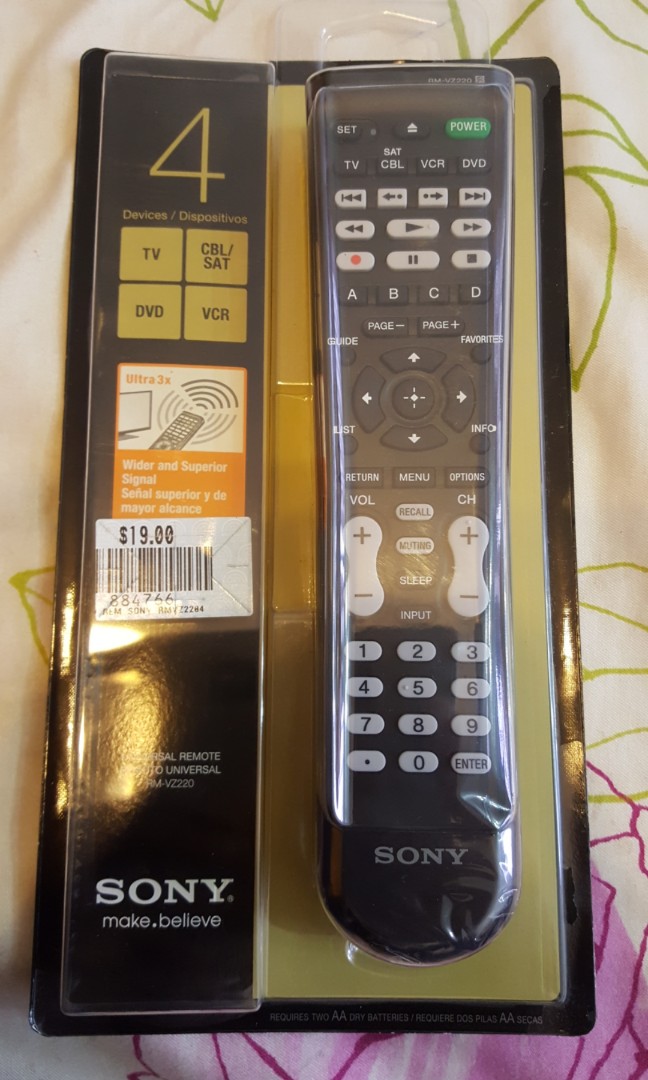Sony Multi-Device Universal Remote control original, Electronics ...