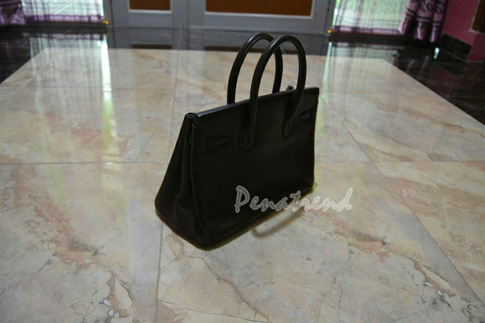 Tas HERMES BIRKIN COFFEE Genuine Leather, Fesyen Wanita, Tas & Dompet di Carousell