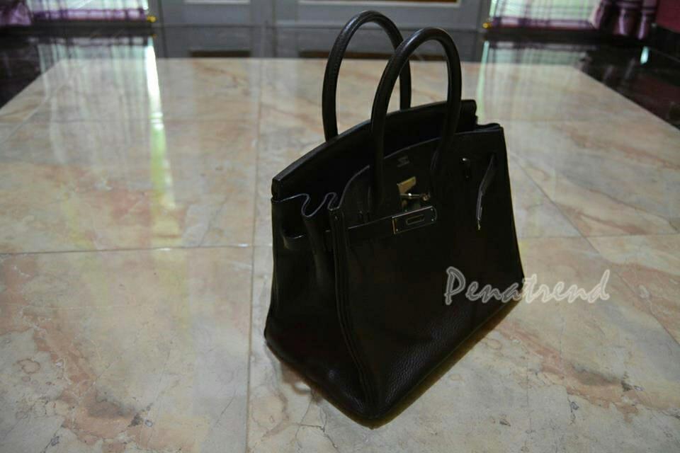 Tas HERMES BIRKIN COFFEE Genuine Leather, Fesyen Wanita, Tas & Dompet di Carousell