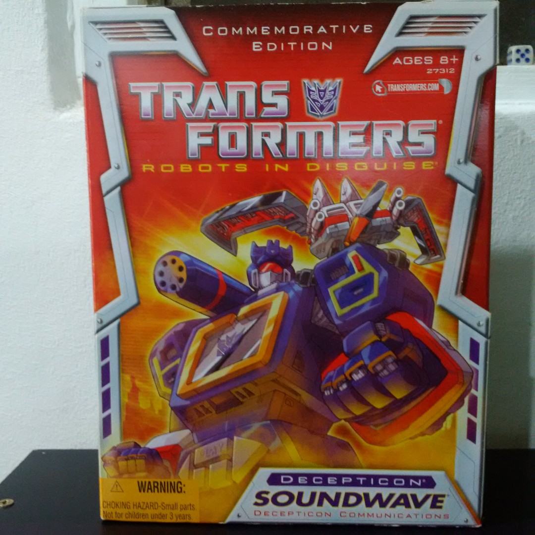 Transformer Generation 1 Re-issue Exclusive Soundwave Decepticon, Hobbies & Toys, Toys & Games ...