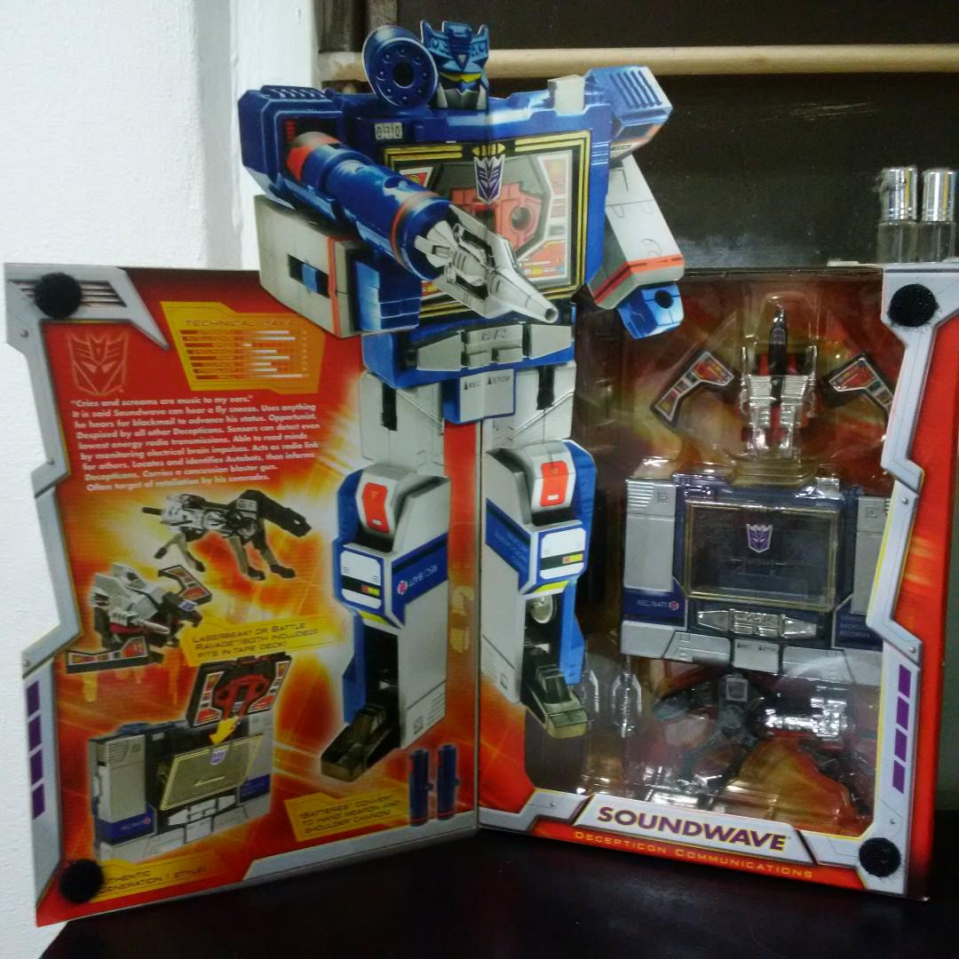 Transformer Generation 1 Re-issue Exclusive Soundwave Decepticon, Hobbies & Toys, Toys & Games ...