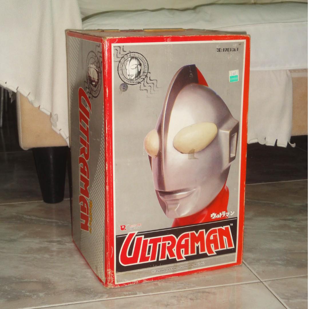 Ultraman 1:1 Head Bust Statue 90's Tsuburaya Chaiyo Ruishi Boxed ...