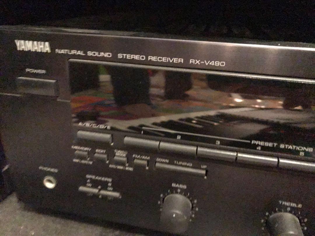 Yamaha RX-V490 AV Receiver Amplifier, Audio, Soundbars, Speakers ...