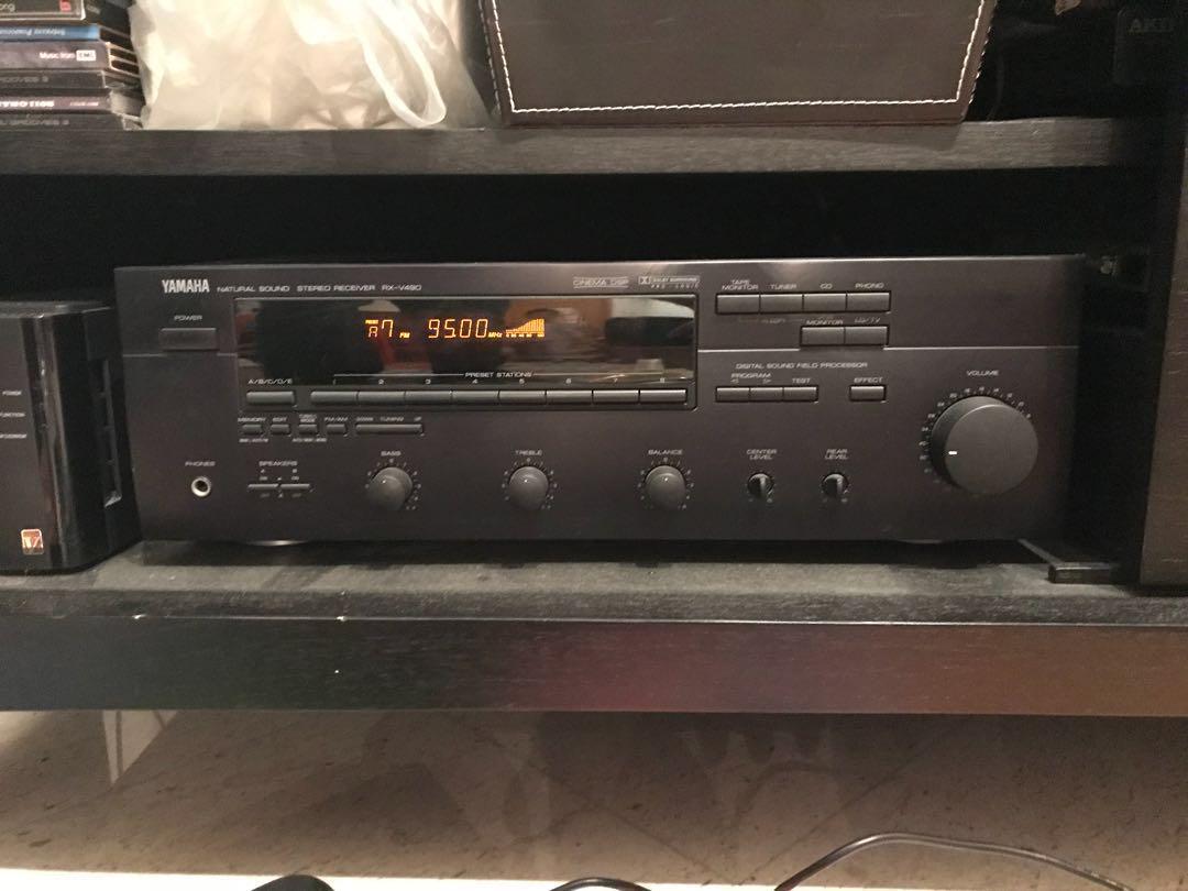 Yamaha RX-V490 AV Receiver Amplifier, Audio, Soundbars, Speakers ...