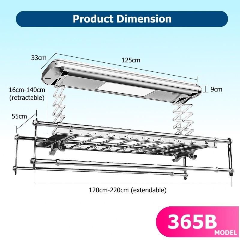 Automatic laundry system / Electronic laundry rack / Auto clothes ...