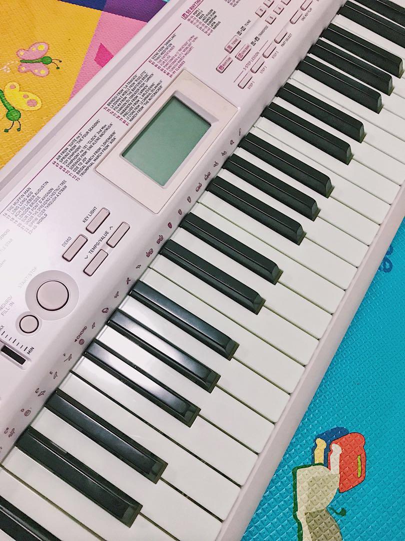 Casio Electronic Keyboard LK-127 Pink, Hobbies & Toys, Music & Media ...