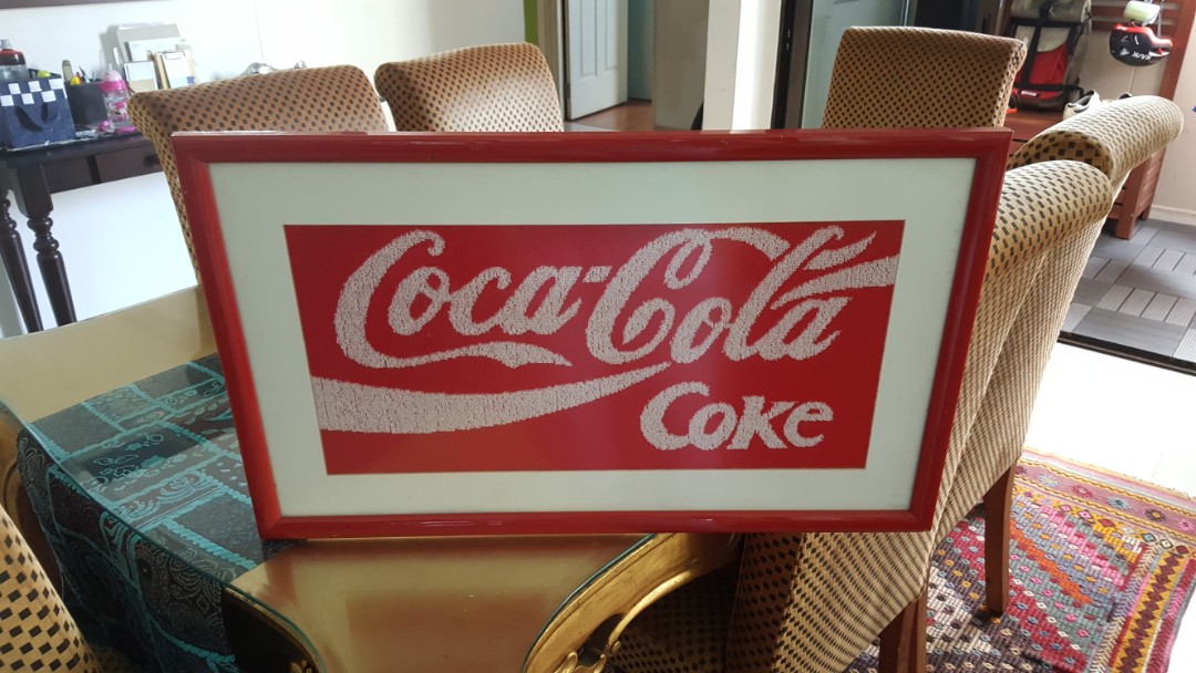 Coca cola picture frame, Hobbies & Toys, Memorabilia & Collectibles ...