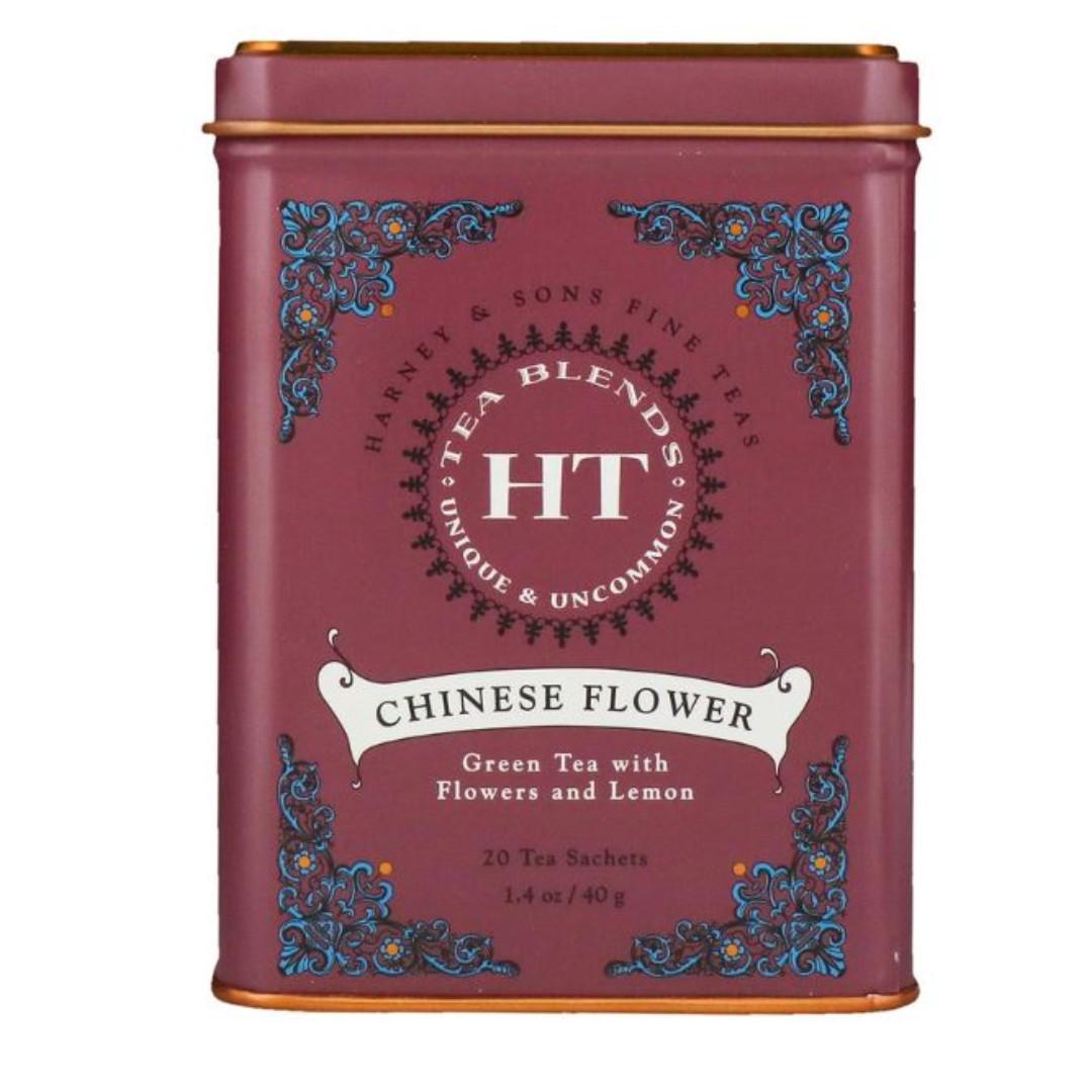 Harney & Sons, Chinese Flower, 20 Tea Sachets, 1.4 oz (40 g), Food ...