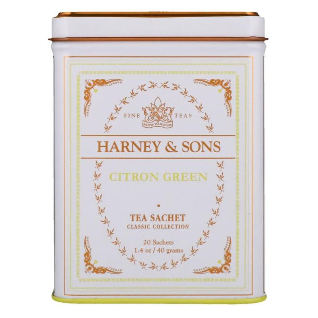Harney & Sons, Citron Green Tea, 20 Sachets, 1.4 oz (40 g), Food ...