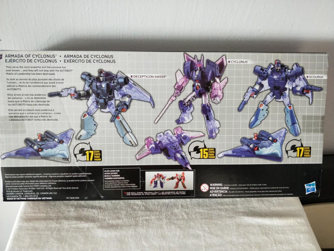 Hasbro Transformers Platinum Edition Armada Of Cyclonus Pack Set ...