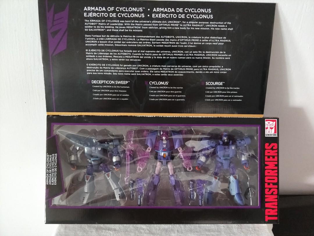 Hasbro Transformers Platinum Edition Armada Of Cyclonus Pack Set ...