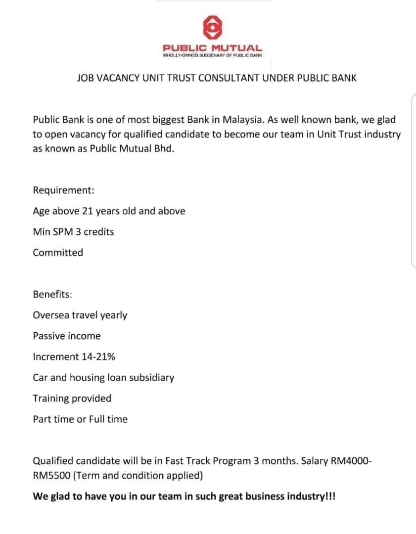 KERJAYA SEBAGAI PERUNDING KEWANGAN ISLAM, Jobs, Part-time, Sales ...