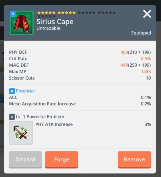 MapleStory M - Selling Bishop Account with Legendary Emblem Cape, Video ...