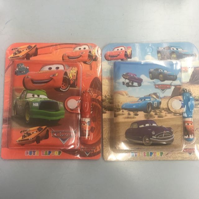 McQueen Car Notebook With Mini Pen, Hobbies & Toys, Stationery & Craft ...