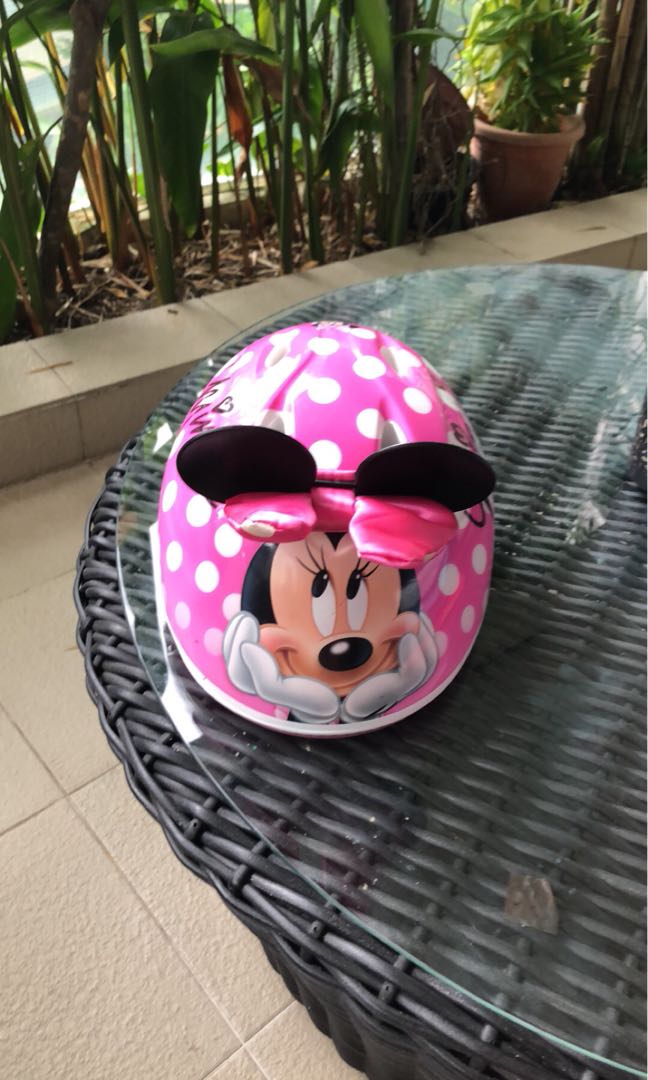 Minnie Mouse scooter helmet, Babies & Kids, Babies & Kids Fashion on ...