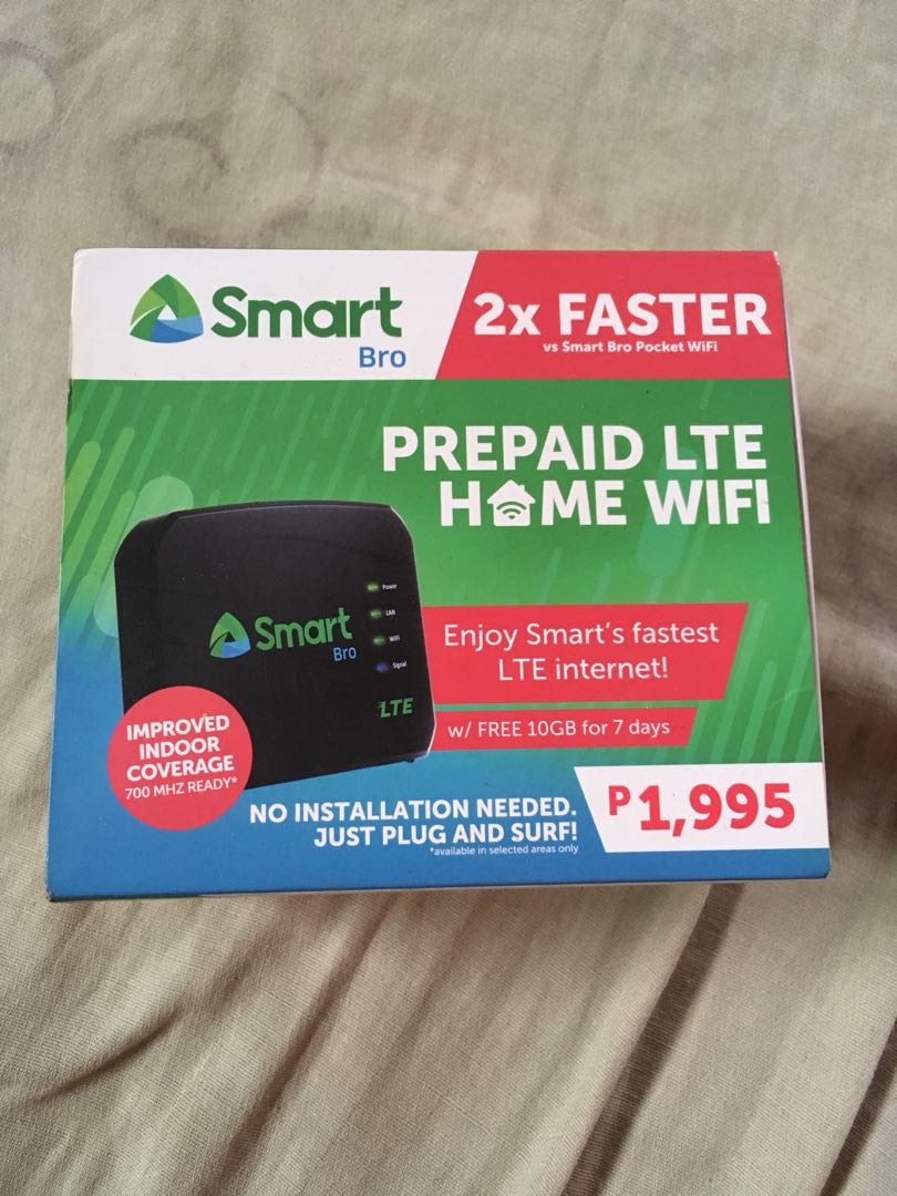 Smart Bro Prepaid LTE Home Wifi, Computers & Tech, Parts & Accessories ...
