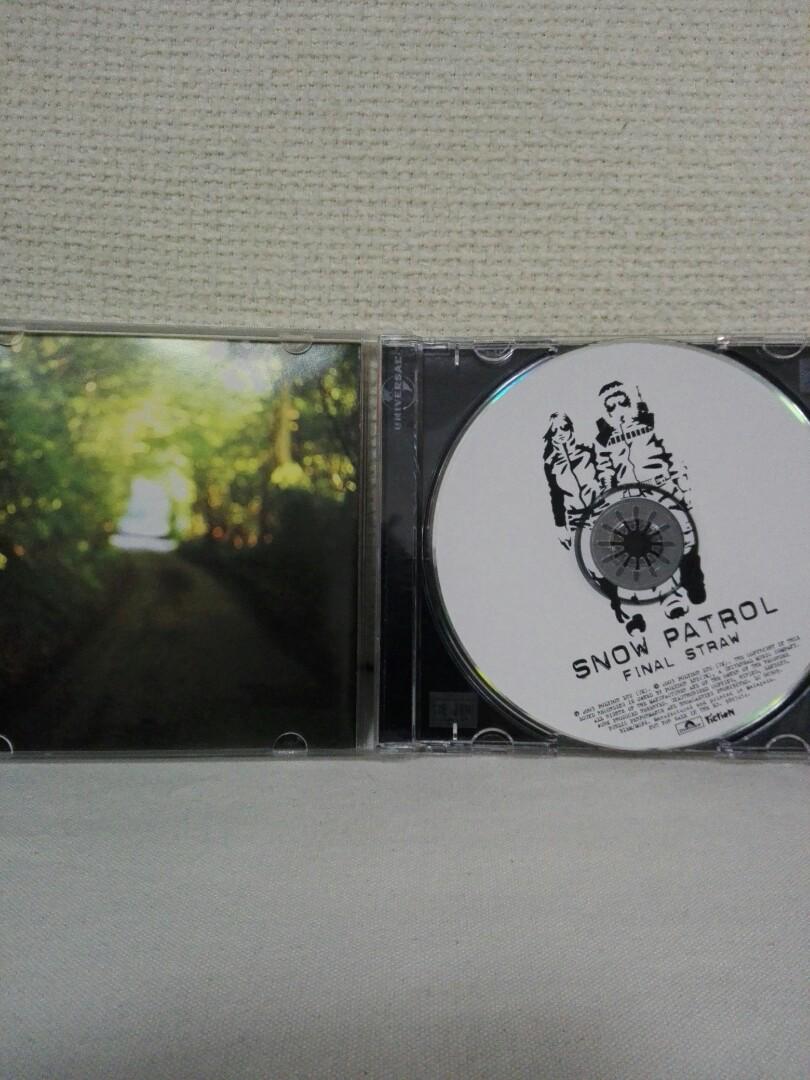 Snow Patrol CD, Final Straw, Hobbies & Toys, Music & Media, CDs & DVDs ...