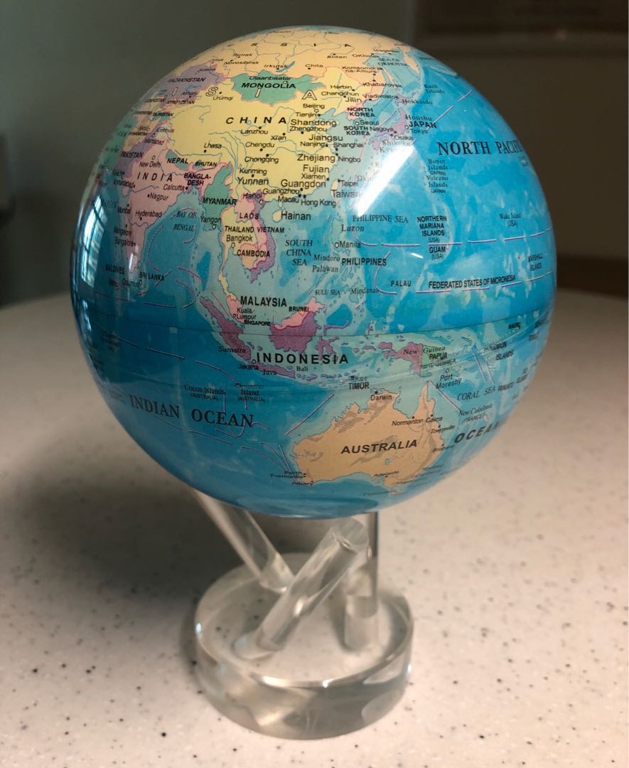 Solar powered rotating earth globe, 興趣及遊戲, 手作＆自家設計, 工藝用品及工具 - Carousell