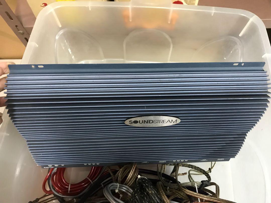 Soundstream RUB4.600 600W Rubicon Series 4-Channel Class AB Car ...