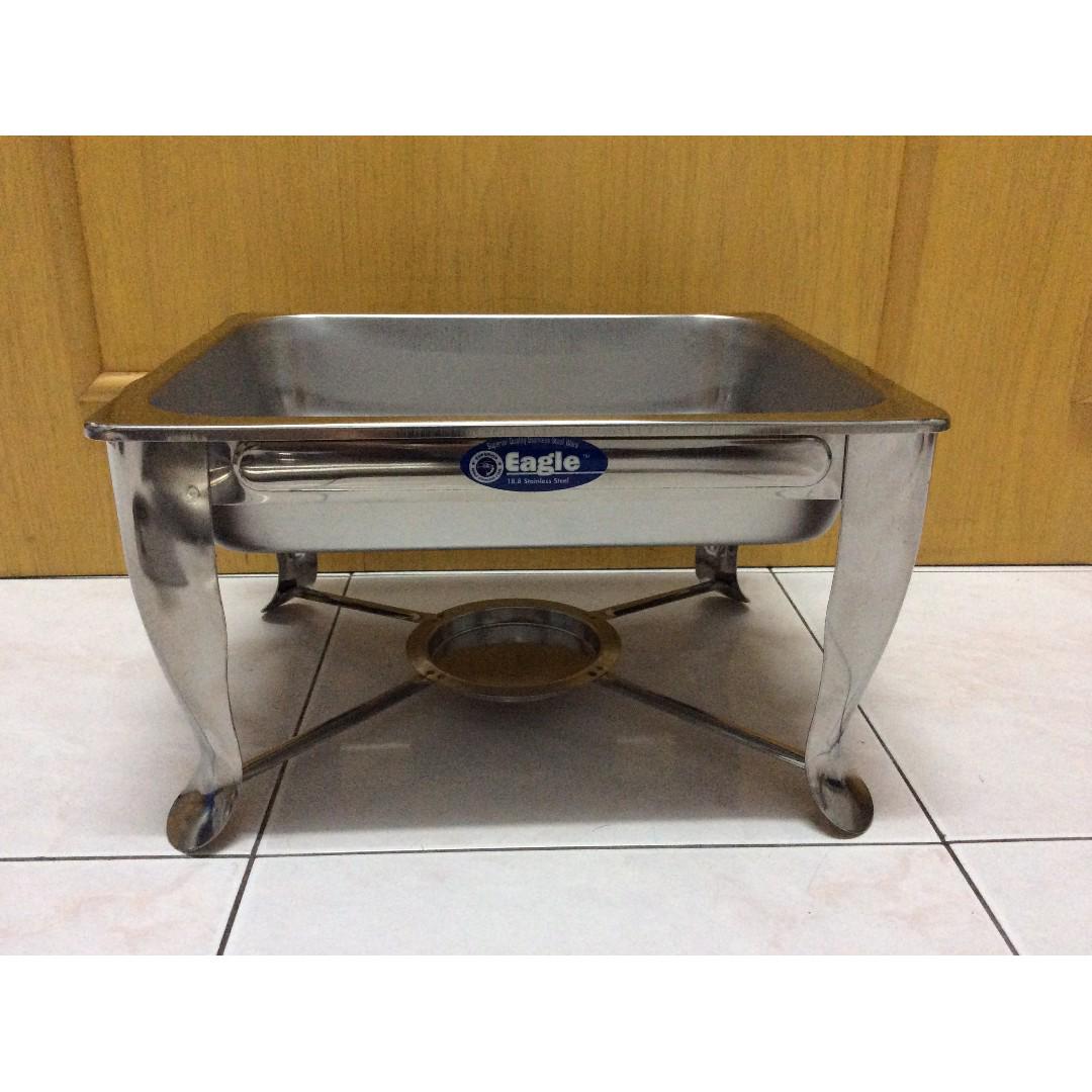 Stainless Steel Buffet Tray (Penang Only), Furniture & Home Living ...