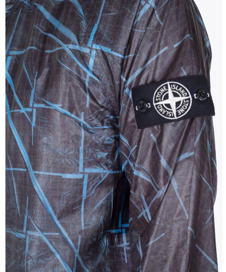 Stone Island PAPER POLY SI HOUSE CHECK GRID 452J2, Men's Fashion, Tops ...