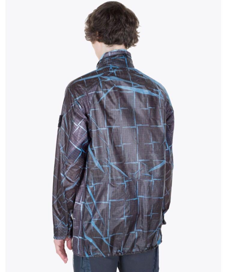 Stone Island PAPER POLY SI HOUSE CHECK GRID 452J2, Men's Fashion, Tops ...
