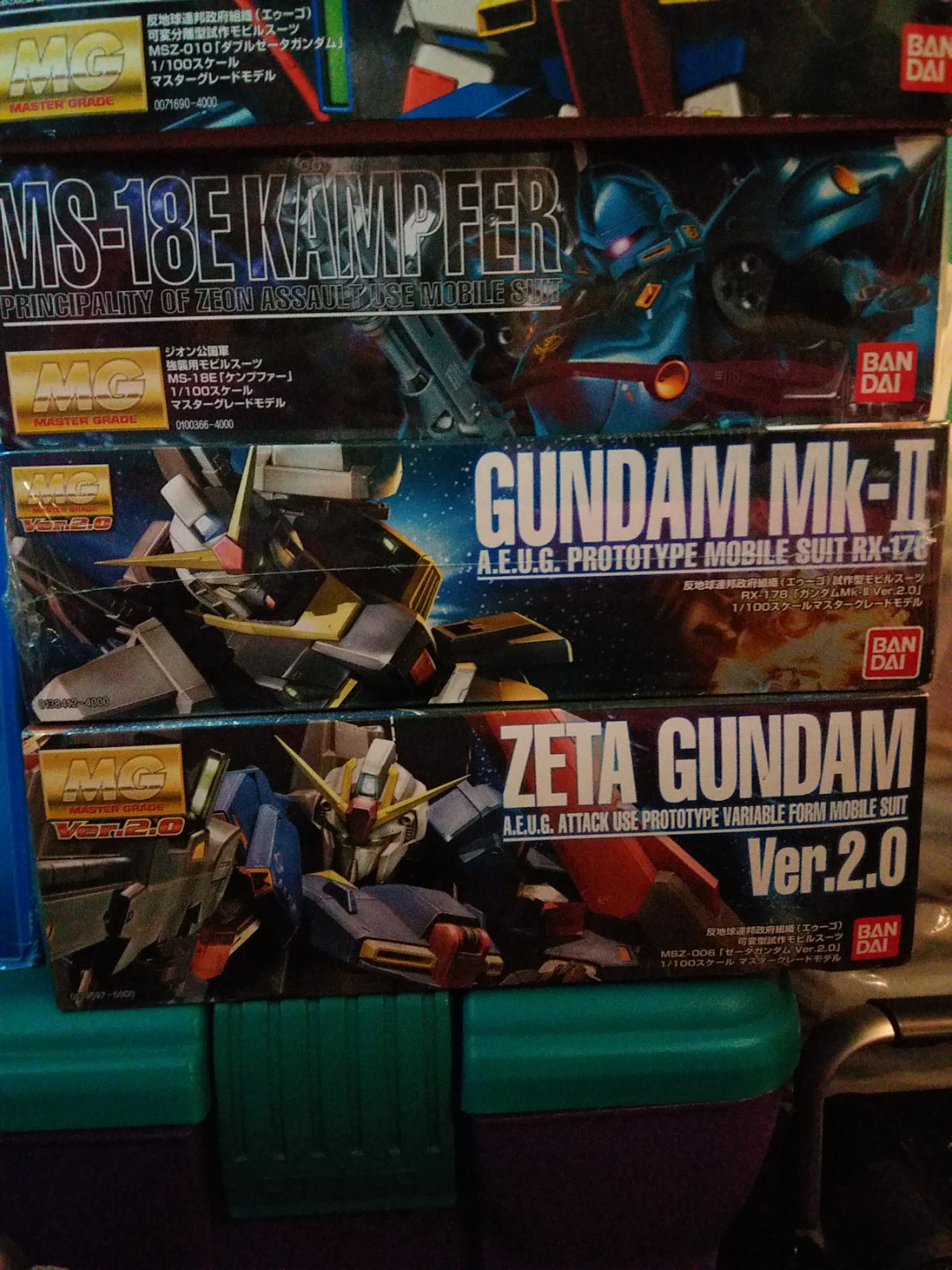 3x Gundam MG kits, Hobbies & Toys, Toys & Games on Carousell