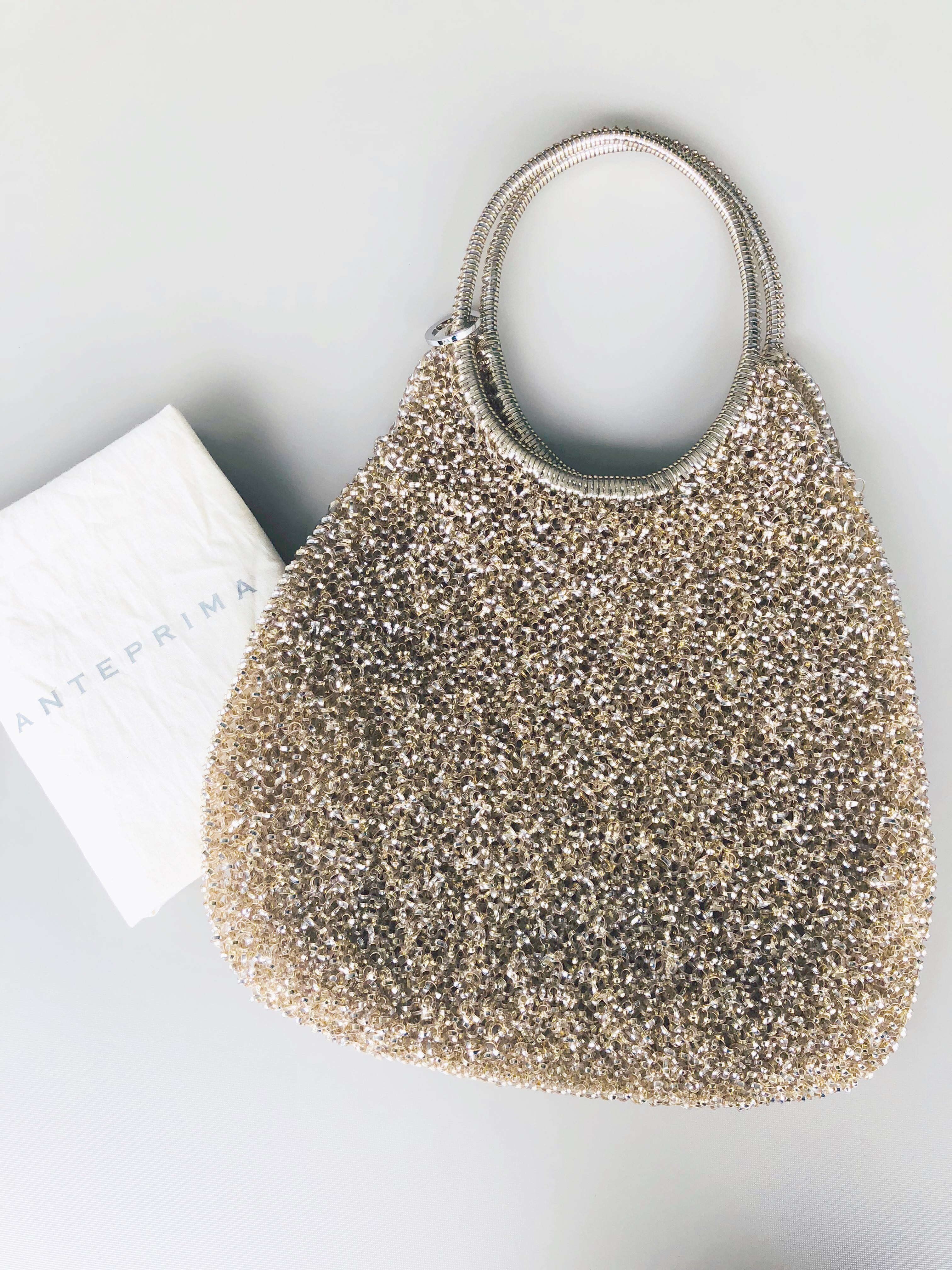 ANTEPRIMA Gold Wire Bag, Women's Fashion, Bags & Wallets, Cross-body ...