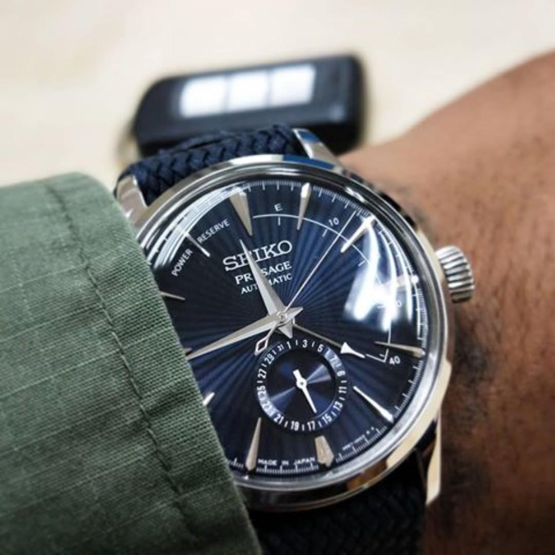 [BNIB] Seiko Presage Power Reserve Cocktail Time "Blue Moon" Made in ...