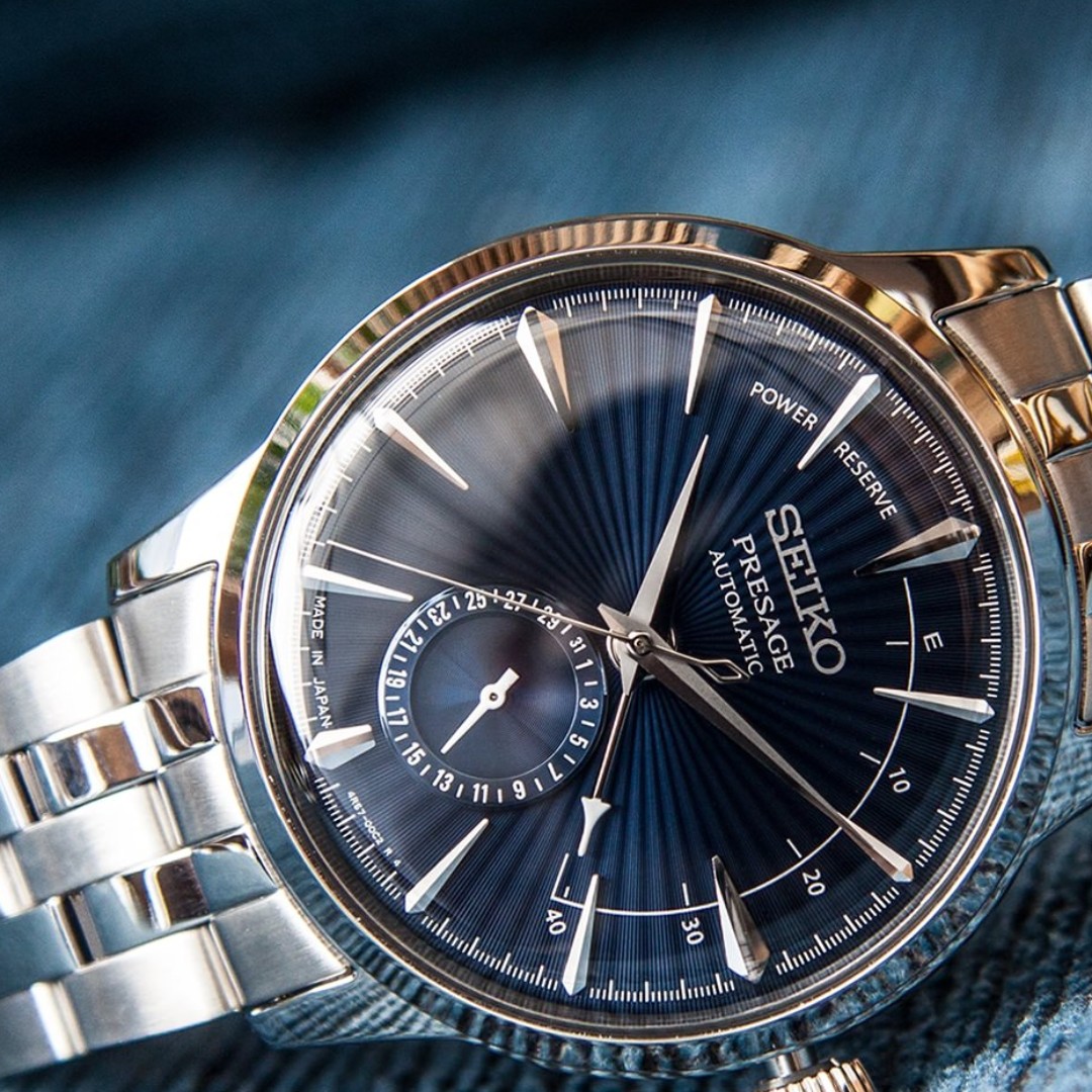 [BNIB] Seiko Presage Power Reserve Cocktail Time "Blue Moon" Made in ...
