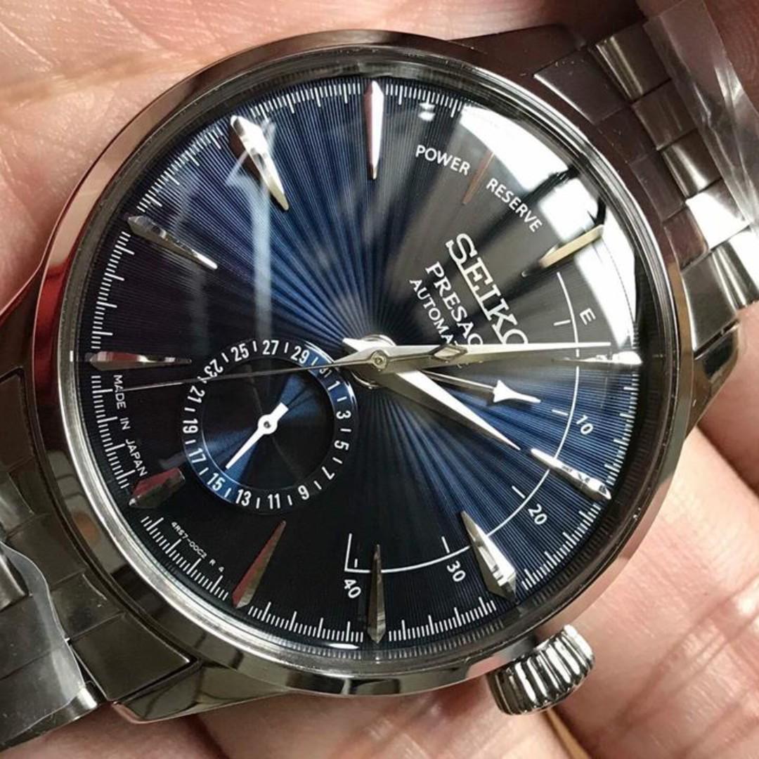 [BNIB] Seiko Presage Power Reserve Cocktail Time "Blue Moon" Made in ...