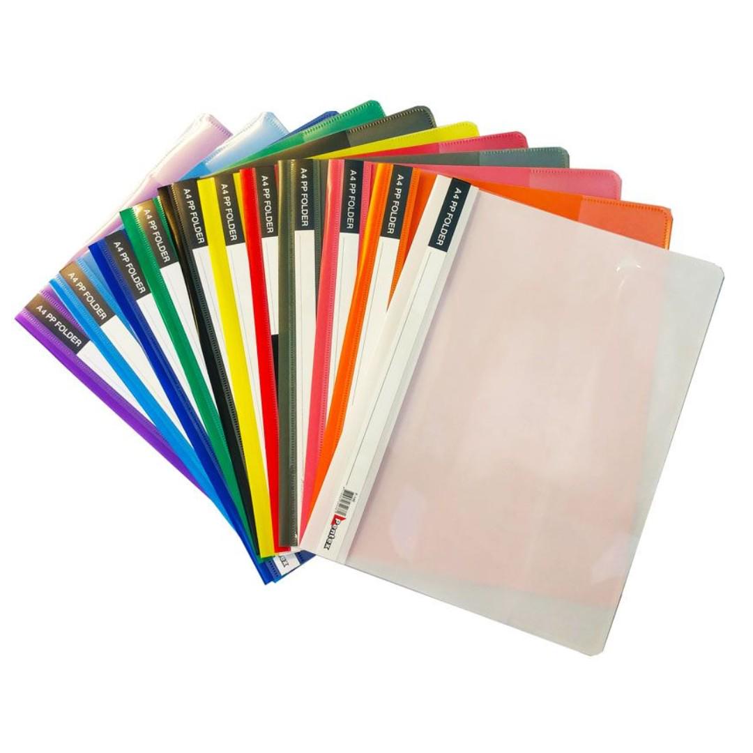 Brand New A4 Plastic Cover File, Hobbies & Toys, Stationery & Craft ...