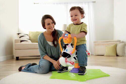Fisher price spinning bouncing musical zebra jumperoo, Babies & Kids ...
